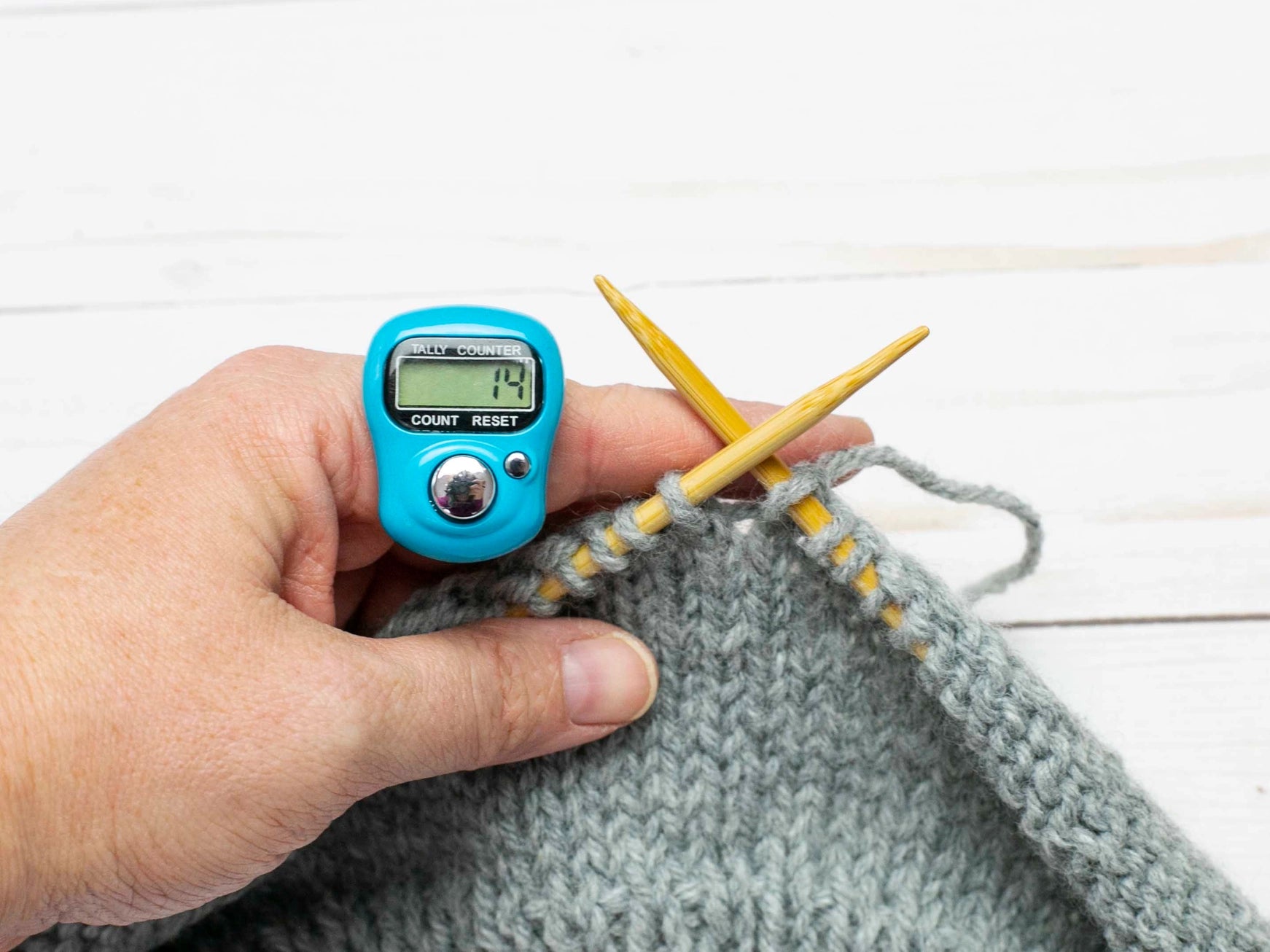Digital Row Counters in Green – Sew to Speak