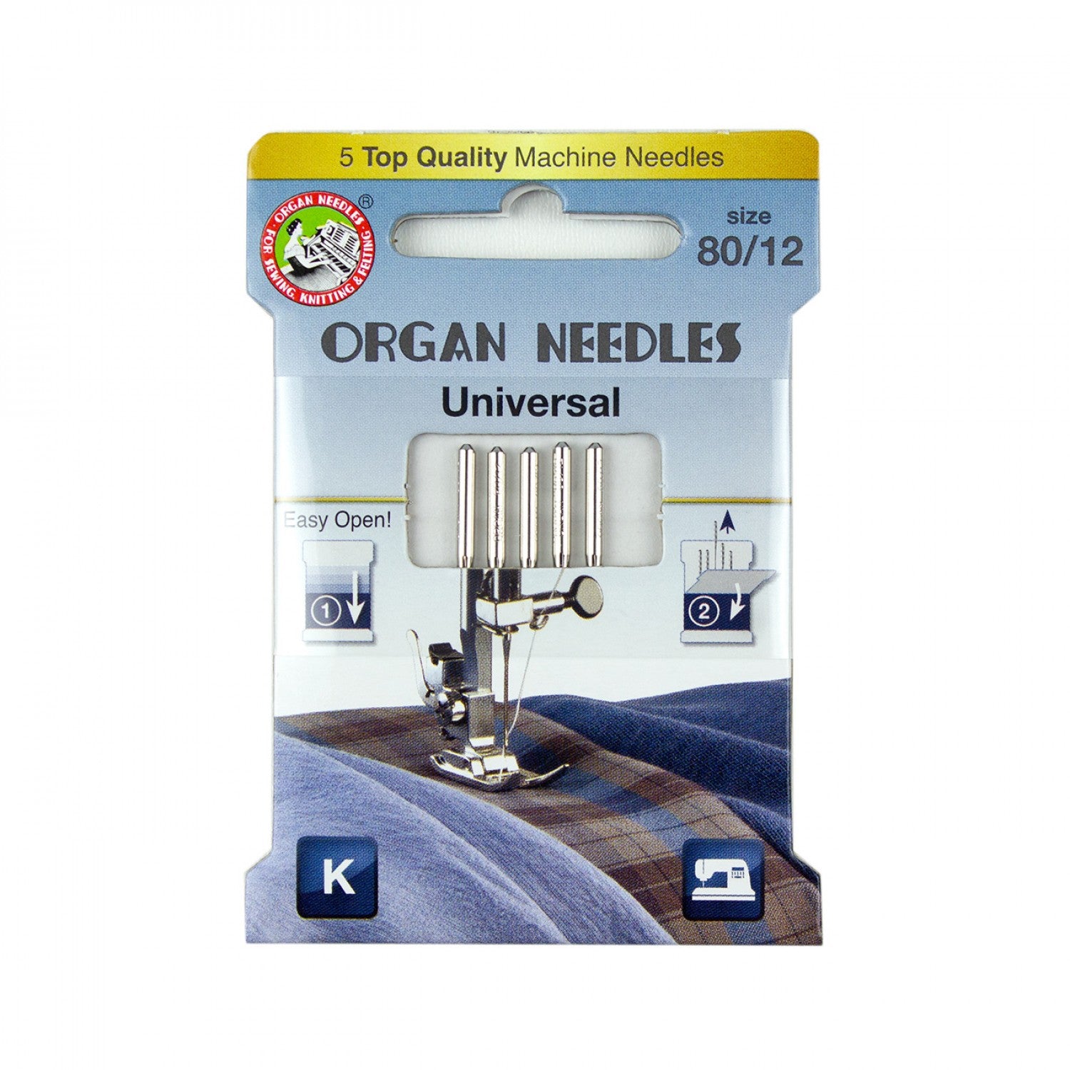 Organ Needles Universal - 80/12 – Sew to Speak